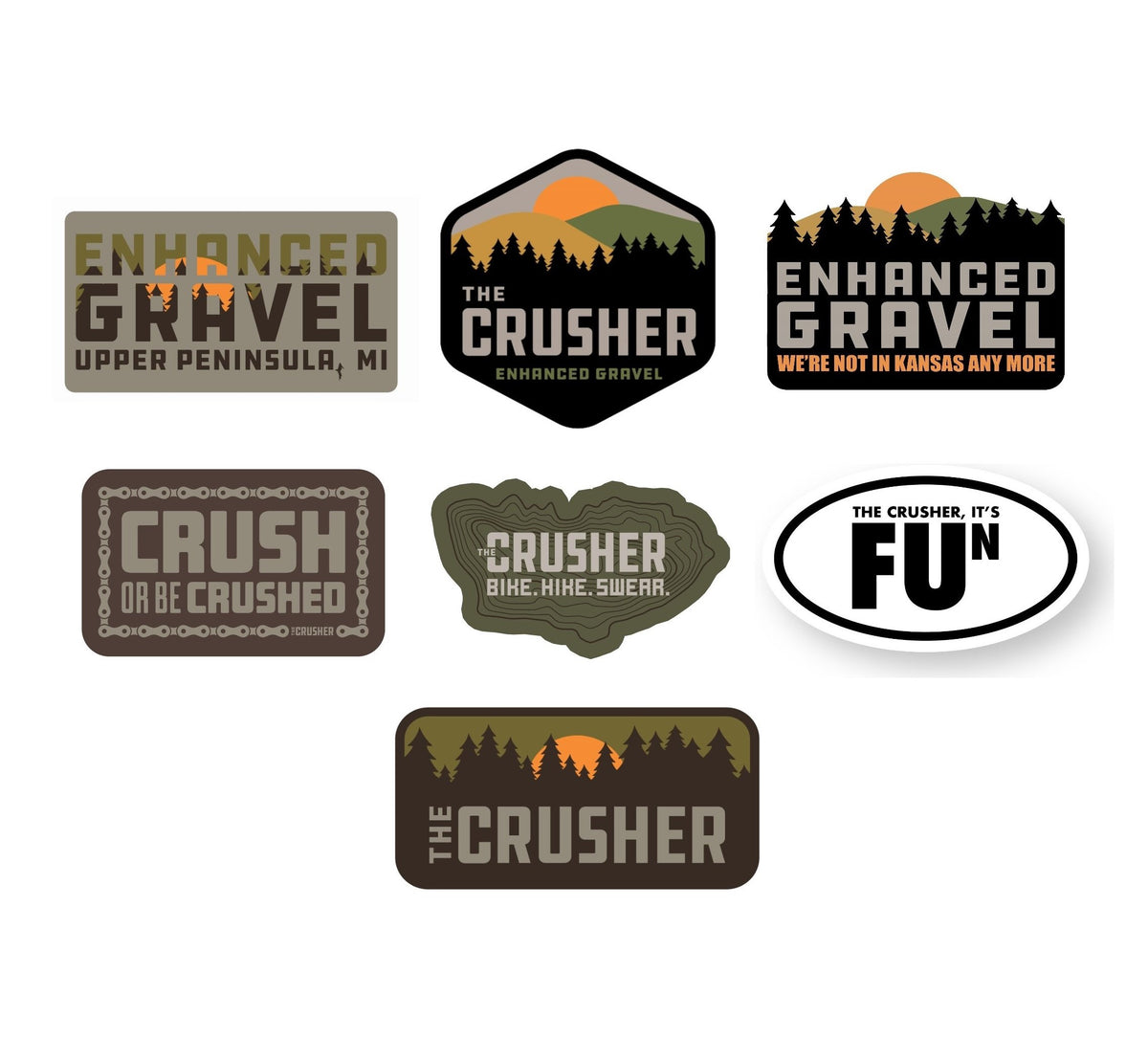 Crusher Stickers/Patches – 906 Adventure Gear